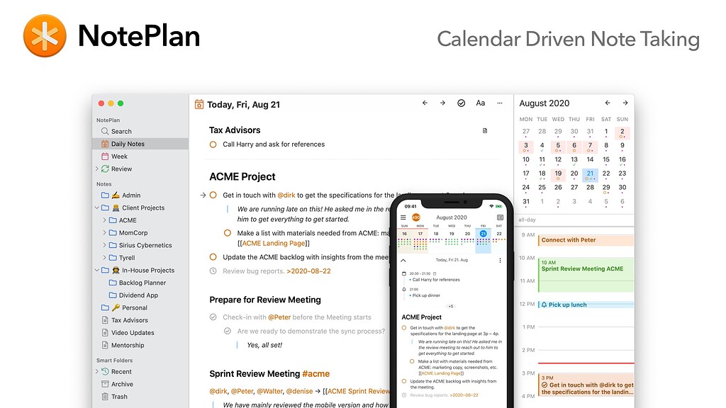 NotePlan - TaskPaper - Hog Bay Software Support