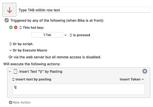 Insert Tab Character In Row Text Bike Hog Bay Software Support insert-tab-character-in-row-text-bike-hog-bay-software-support