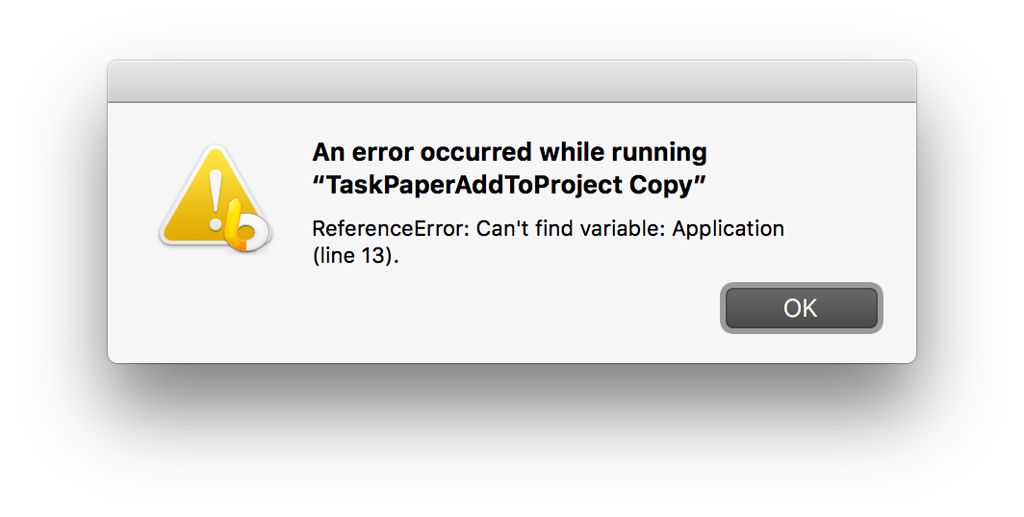 Add Task via LaunchBar - TaskPaper - Hog Bay Software Support